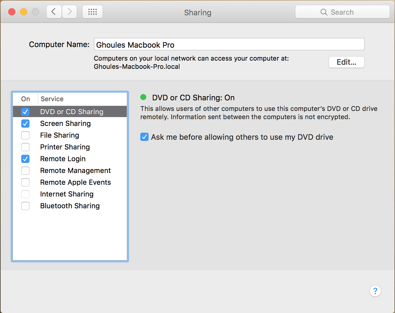 Options Pane - Ghouletech Ltd