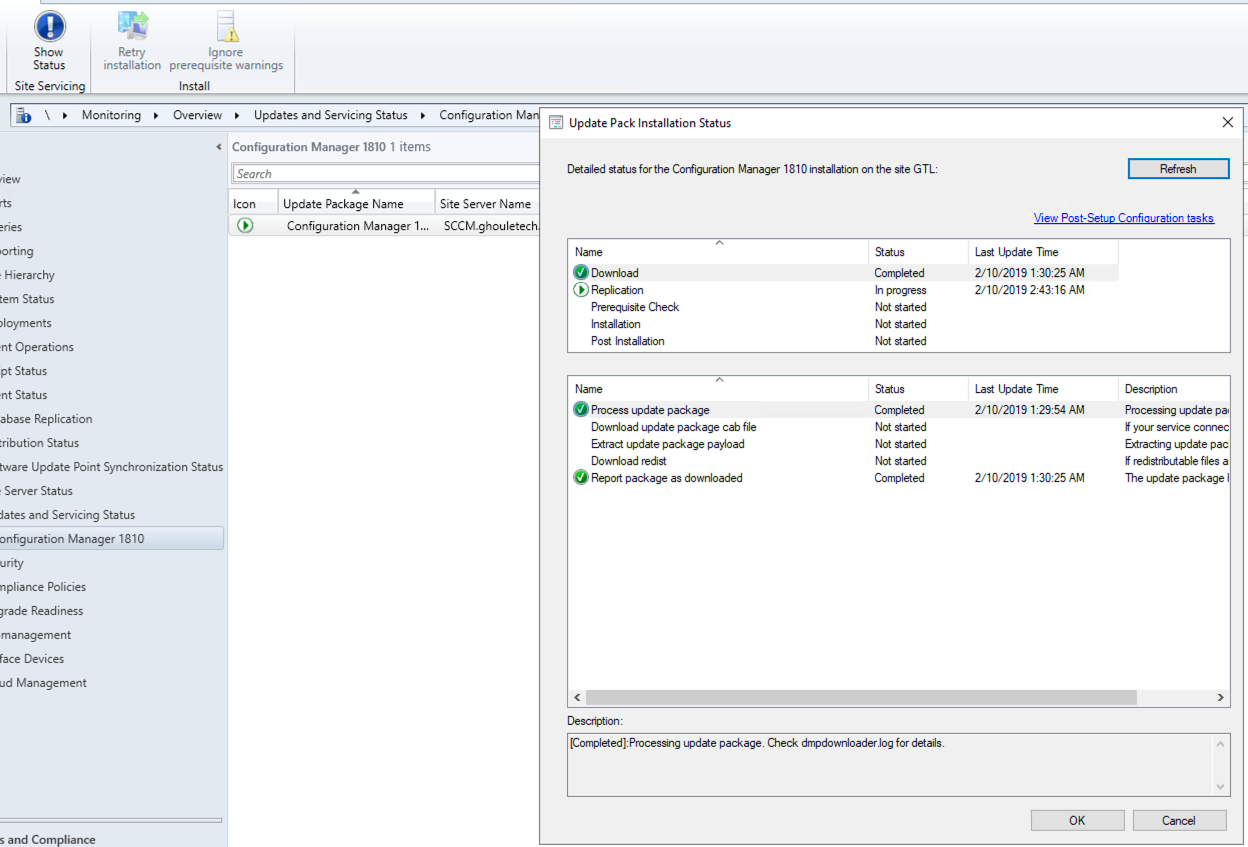 SCCM Show Update Status 1 - Ghouletech Ltd